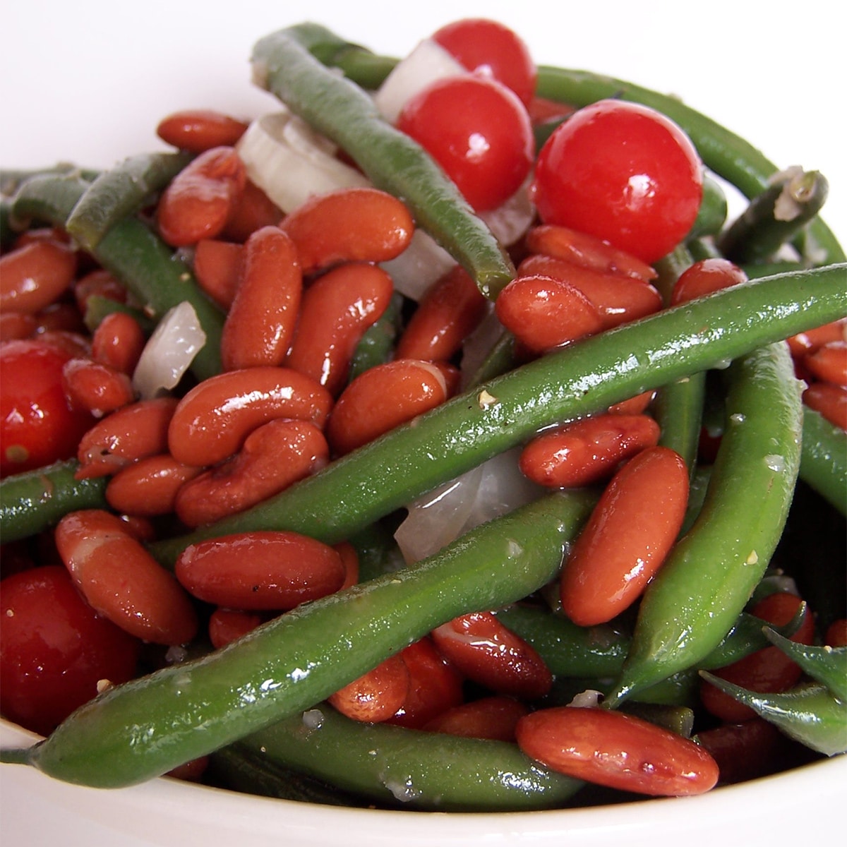 Sweet Bean and Tomato Salad - GreenLiteBites