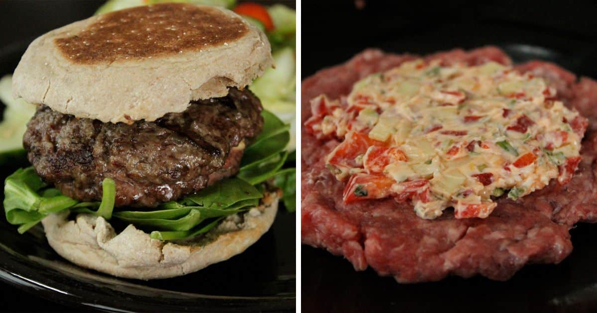 Cheesy Garden Vegetable Burger - GreenLiteBites