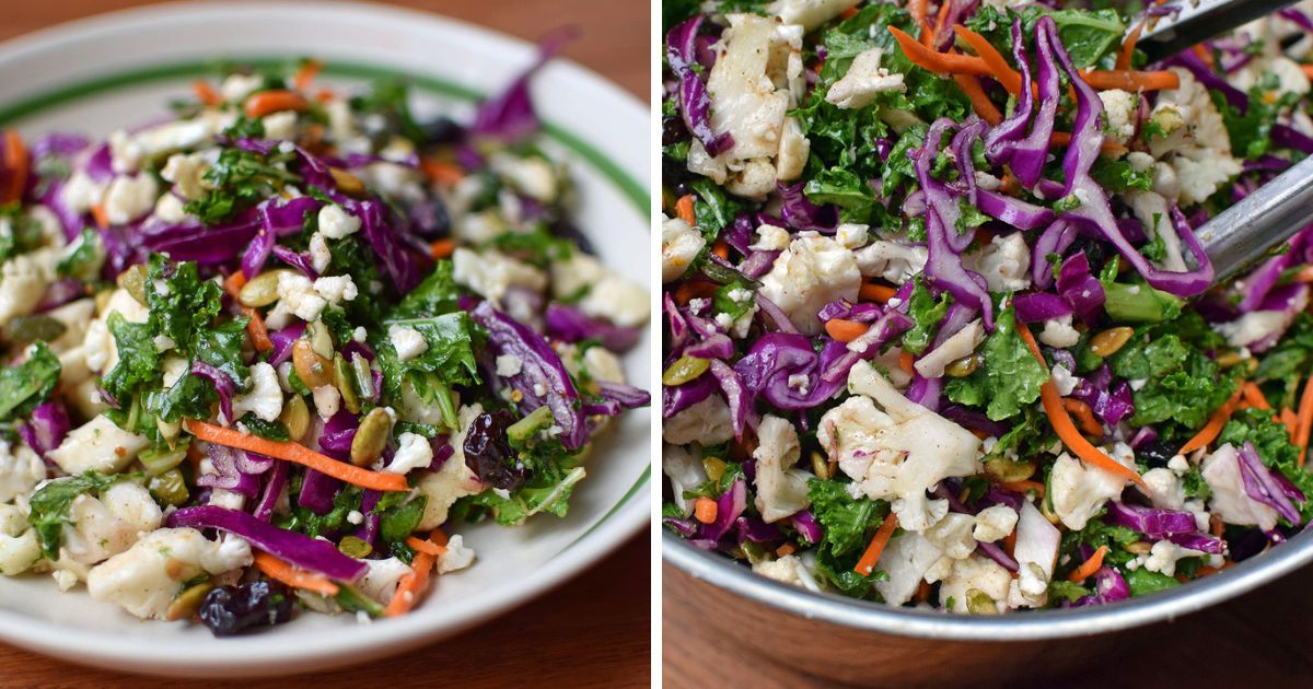 Power Crunch Salad - Raw, Vegetarian, Delish! - GreenLiteBites