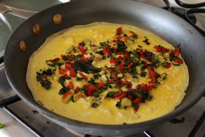 Garden Vegetable Omelet - GreenLiteBites