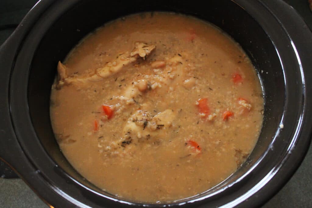 Simple Chicken and Oat Stew With Northern Beans - GreenLiteBites