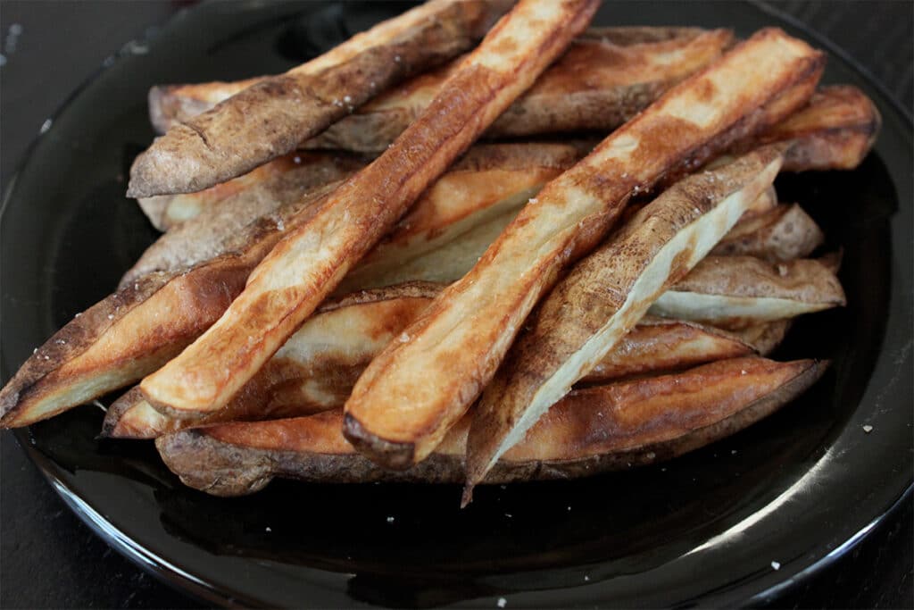 20 Minute Roasted Potato Fries - GreenLiteBites