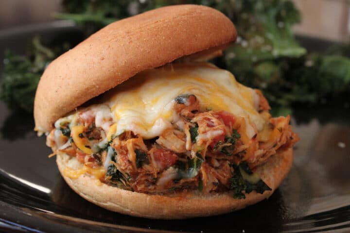 An Italian Pulled Chicken Sandwich Idea - GreenLiteBites